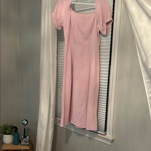 Monteau | Dresses | Monteau Soft Pink Midi Dress | Poshmark